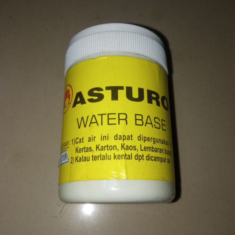 Jual Cat Asturo Water Base 100 ml Putih | Shopee Indonesia