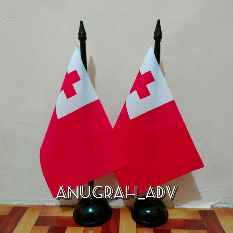 Jual tiang kayu bendera meja TONGA | Shopee Indonesia