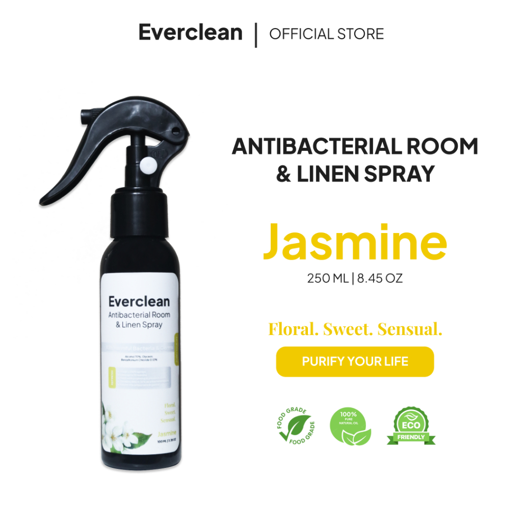 Jual Everclean - Antibacterial Room & Linen Spray Jasmine 250ml ...