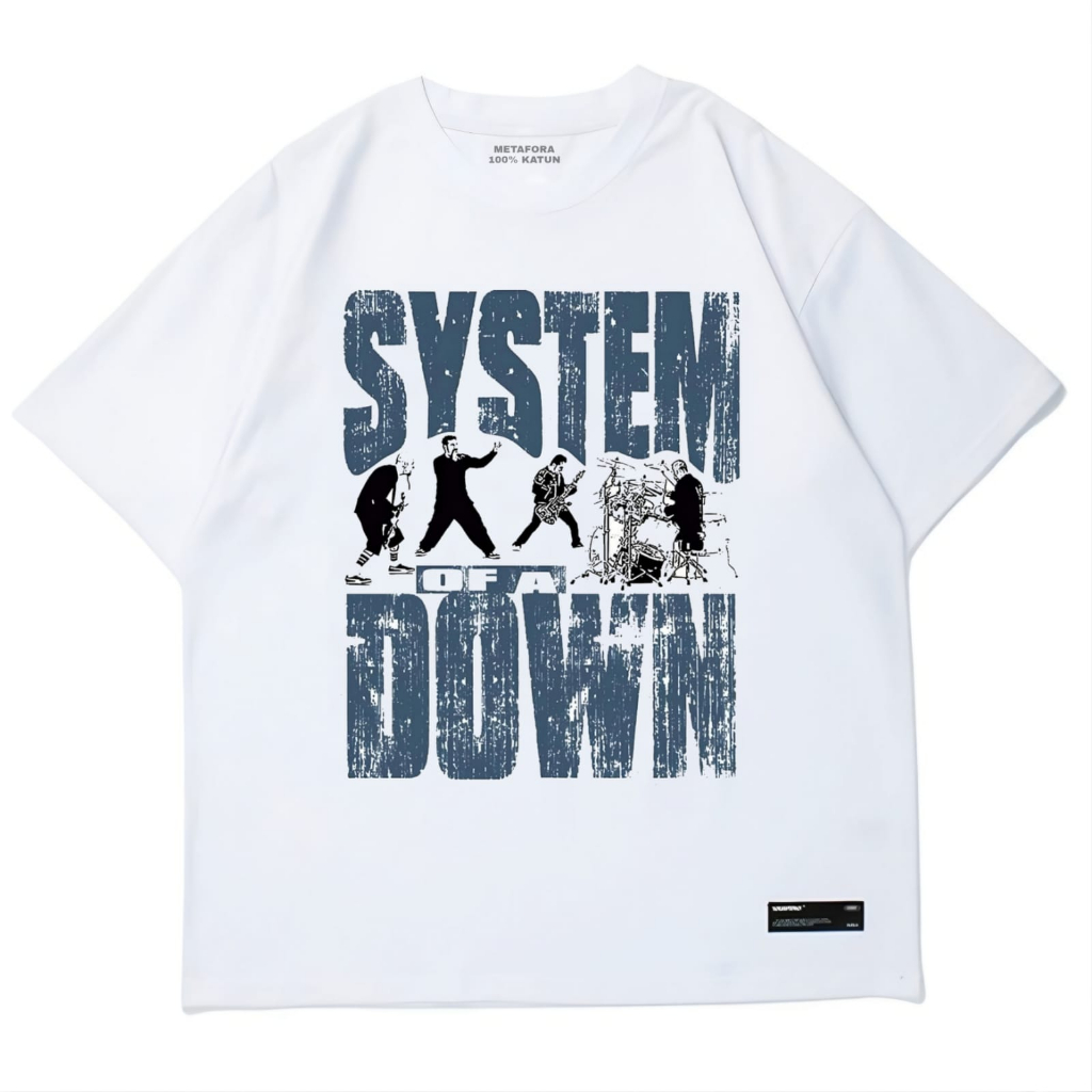 Jual Nebula Tshirt Vintage System Of A Down Kaos Ideverray lengan ...