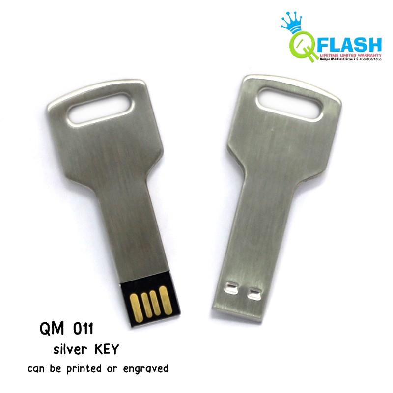 Jual Jualan Grosir - Flashdisk USB Kunci Stainless Silver / Gantungan ...