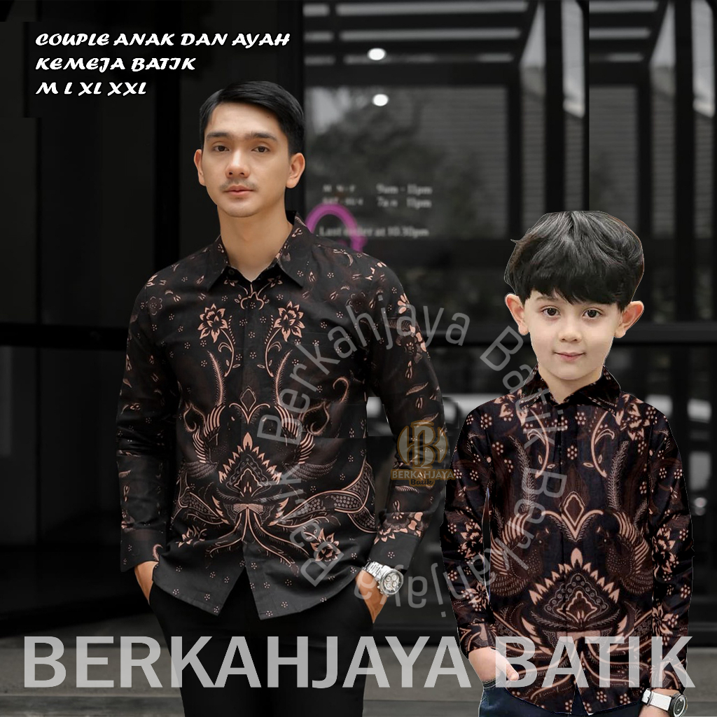 Jual Berkahjaya Batik TERBARU Couple sweet || couple batik ayah dan ...