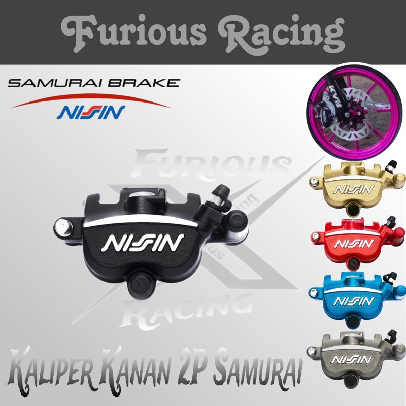 Jual Kaliper Kanan Samurai Brake 2 Piston Kaliper Kanan Motor Samurai 2P Original Universal ...