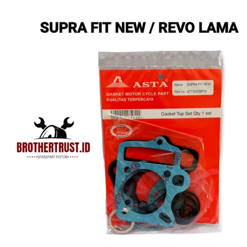 Jual PAKING TOPSET PAKEN GASKET CYLINDER MOTOR HONDA KFL KTL SUPRA FIT NEW LEGENDA REVO LAMA ...