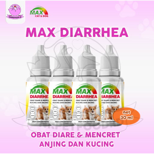 Jual MAX DIARRHEA OBAT DIARE & MENCRET KUCING DAN ANJING 30ML / ALL ...