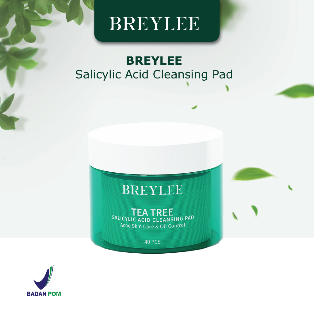 Jual BREYLEE Tea Tree Salicylic Acid Cleaning Pads - Cleanser Pad ...