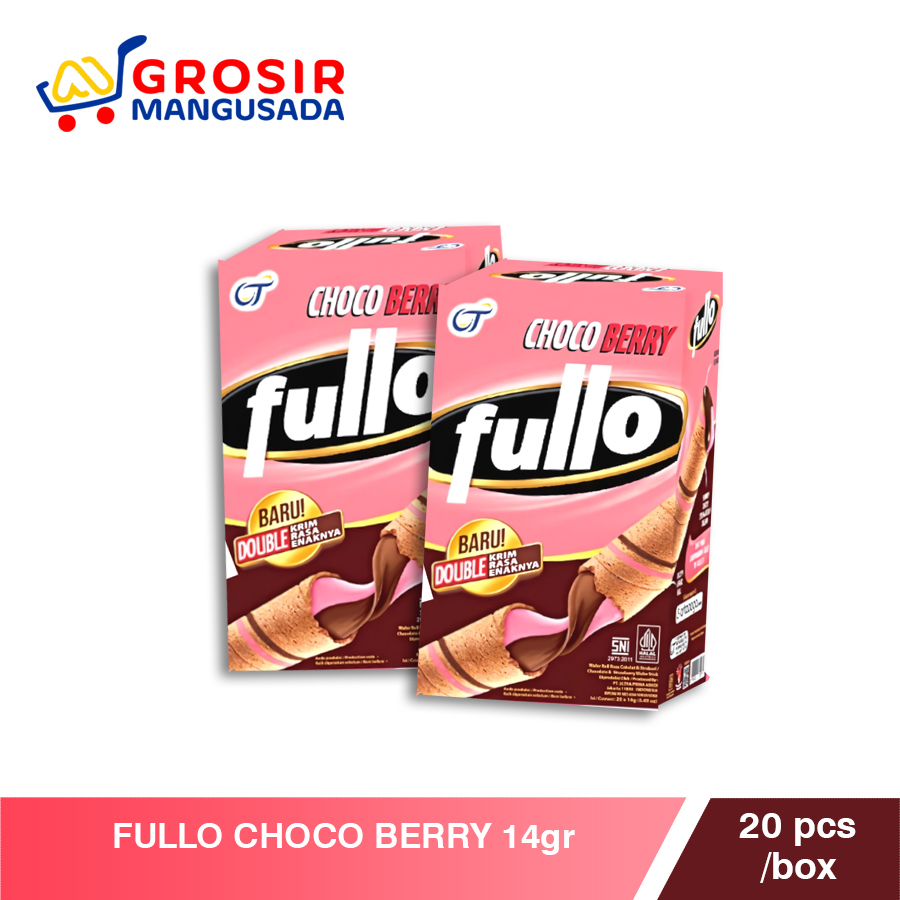 Jual Grosir FULLO Wafer Stick Roll CHOCO BERRY 14gr 1 box 20pcs ...
