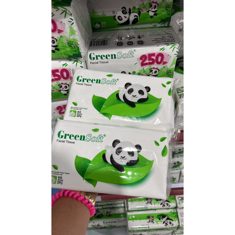 Jual tisue greensoft facial travel pack isi 50 sheets (2ply) | Shopee ...