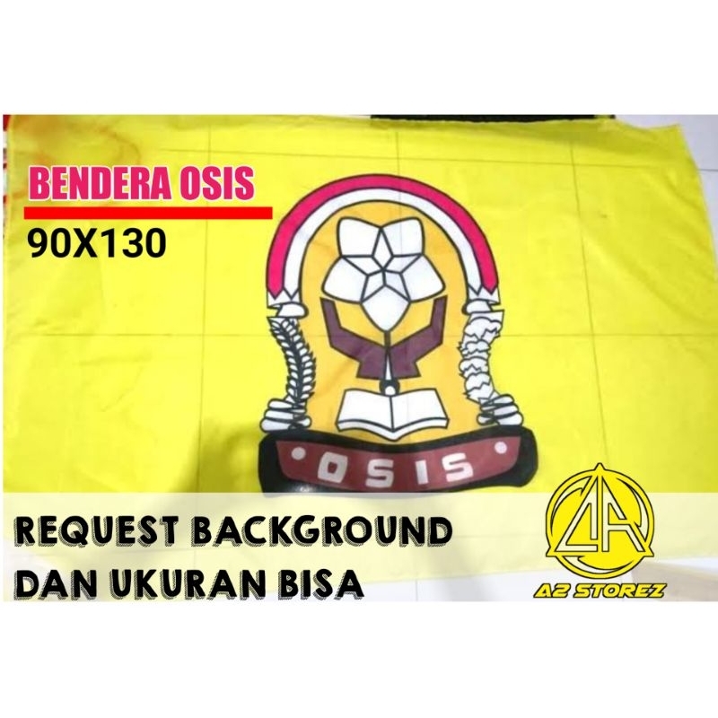 Jual Bendera Osis bendera sekolah bisa request #benderasekolah | Shopee ...
