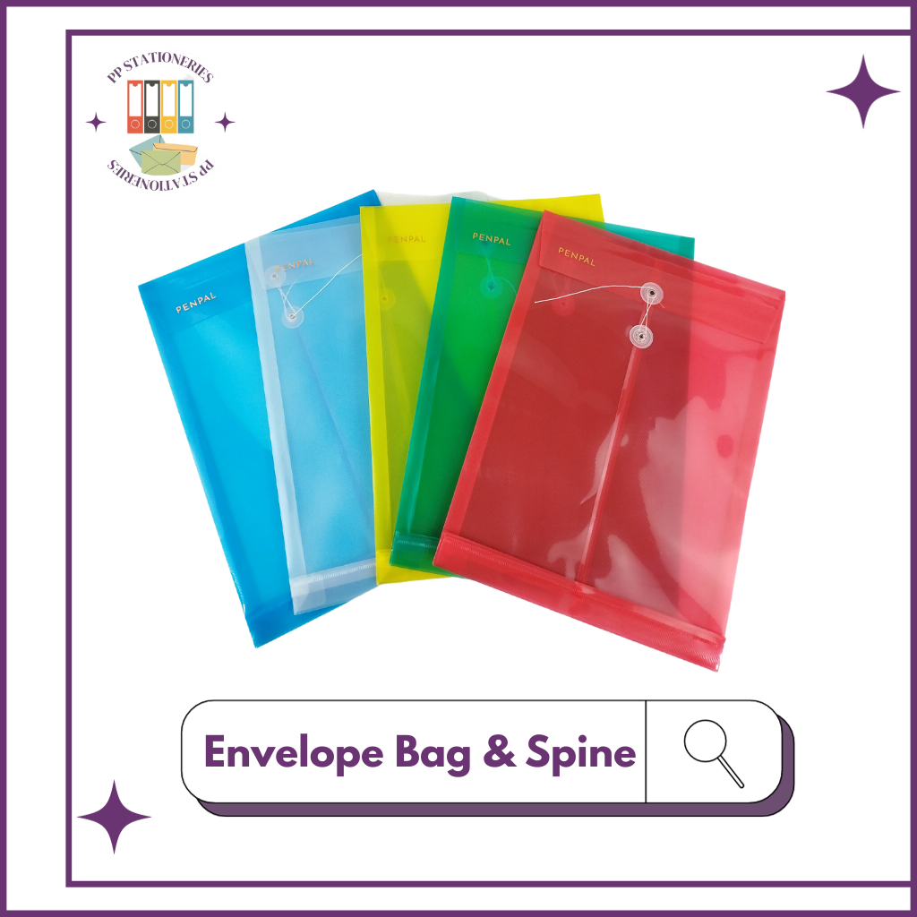 Jual Penpal Envelope Bag & Spine / Map Tali Jumbo Isi 12 PCS (PL-804 ...