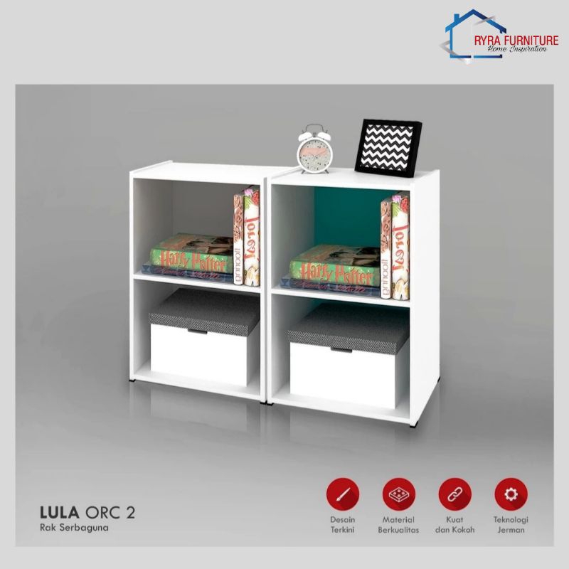 Jual LULA ORC 2 - ACTIV - RAK 2 SUSUN MINIMALIS/LEMARI BUKU SERBAGUNA ...