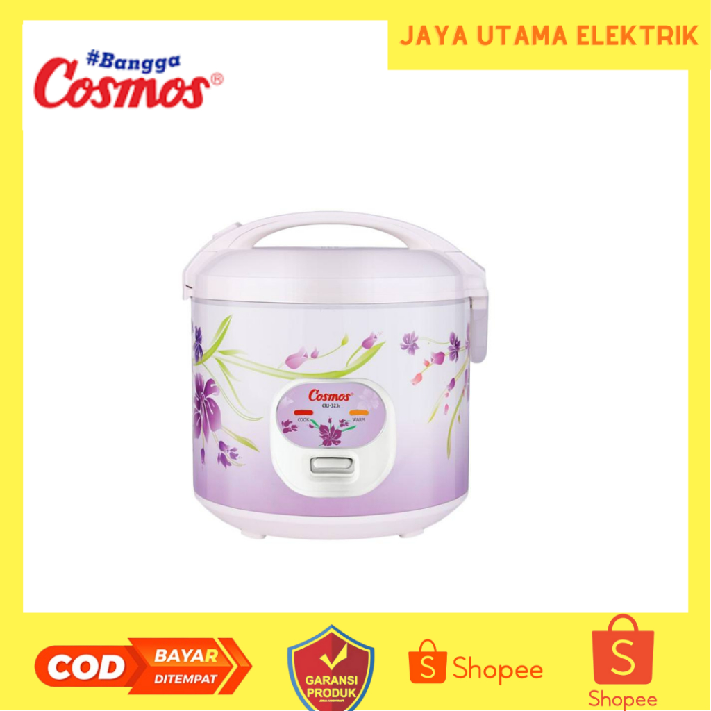 Jual Magic Com / Rice Cooker Cosmos CRJ323S (1,8 Liter) - Ungu | Shopee ...