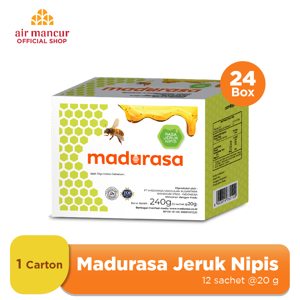 Jual Madurasa Sachet Jeruk Nipis 24 Pcs - Carton | Shopee Indonesia