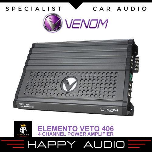 Jual Power Amplifier 4 Channel VENOM ELEMENTO VETO 460 ORIGINAL ...