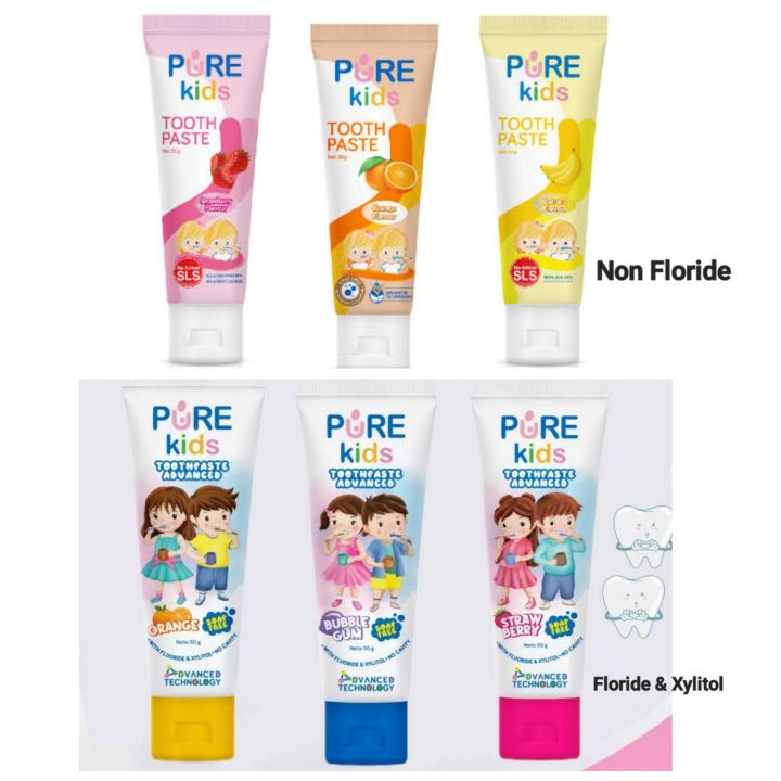 Jual PURE KIDS TOOTHPASTE Pasta Gigi / PURE KIDS TOOTHPASTE ADVANCED ...
