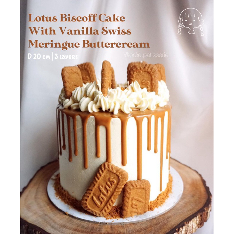 Jual Lotus Biscoff Cake - Birthday Cake | Shopee Indonesia