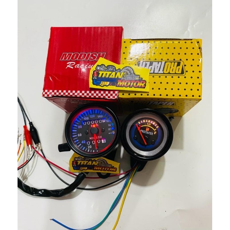 Jual [1 PAKET] Speedometer Kilometer + Ampere Amper Bensin Variasi ...