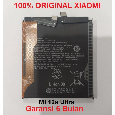 Jual XIAOMI Battery Baterai Batere Batre Mi 12s Ultra Mi12s Ultra BP4A ...