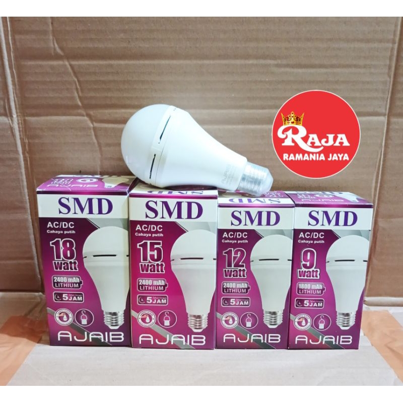 Jual Lampu Emergency Otomatis LED AC/DC 18 Watt/15 Watt/12 Watt/9 Watt ...