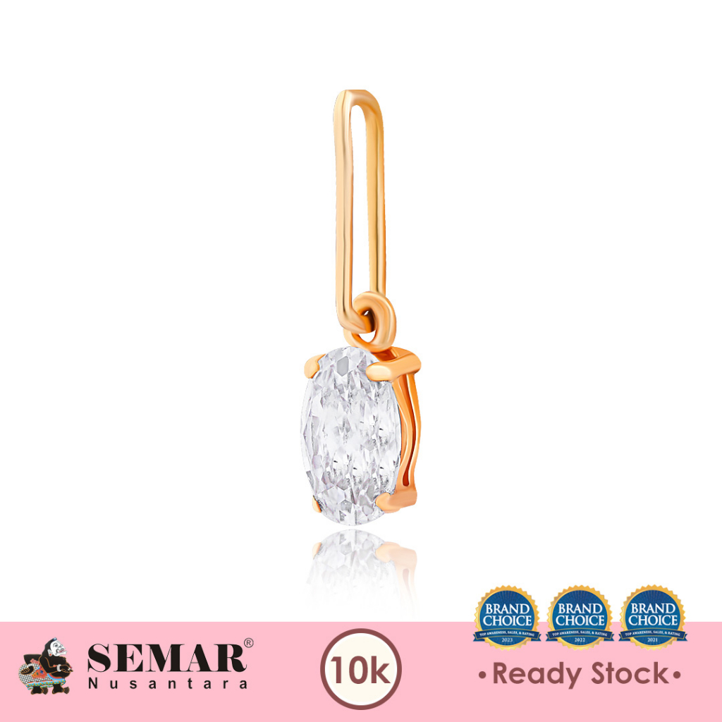 Jual Liontin Emas Chasia Oval Gold 10K Semar Nusantara | Shopee Indonesia