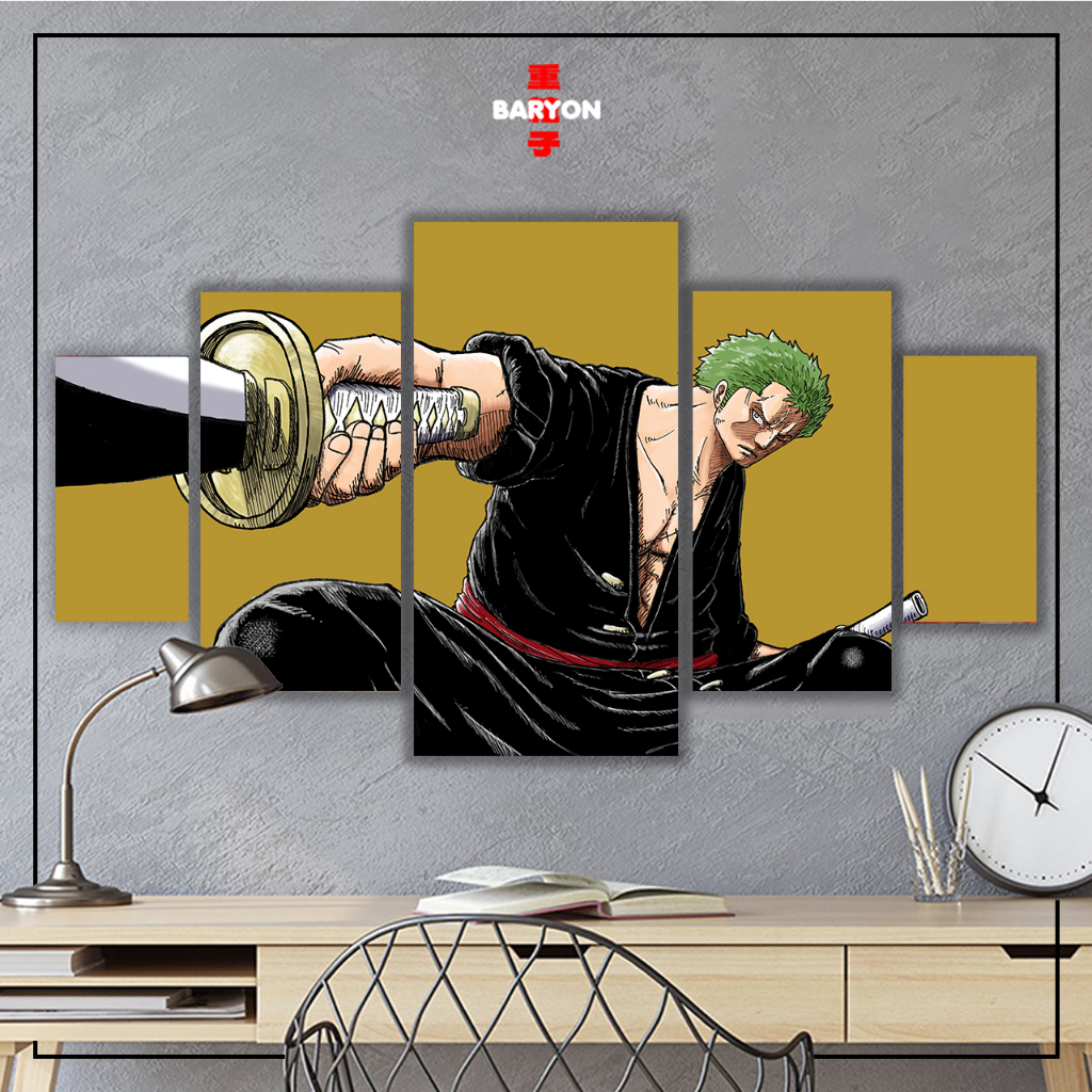 Jual BARYON Wall Decor ONE PIECE RORONOA ZORO 1 Set Hiasan Dinding ...