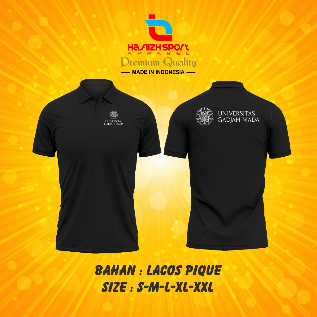 Jual KAOS POLO KERAH UGM UNIVERSITAS GAJAH MADA PREMIUM | Shopee Indonesia