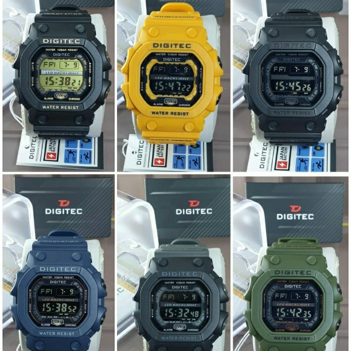 Jual DIGITEC DG-5012T/2012T-Jam Tangan Pria Digital Original-Garansi ...