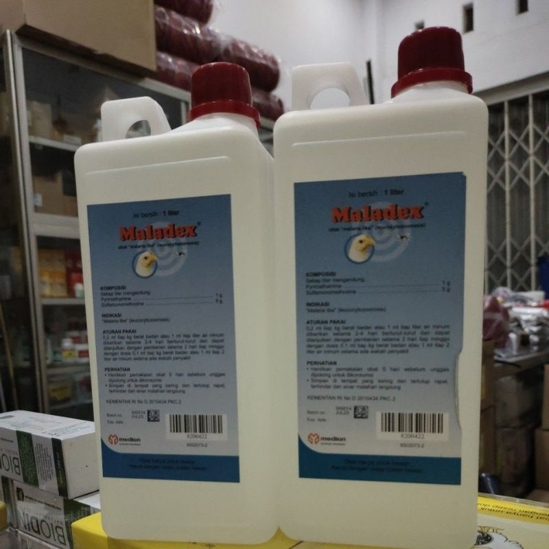 Jual MALADEX 1 liter MEDION ,OBAT MALARIA TERNAK | Shopee Indonesia