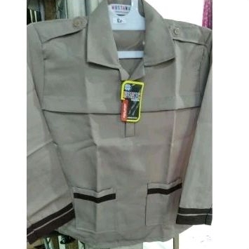 Jual BAJU PRAMUKA RAPILO PANJANG / MERK MUSTAWAH / BAHAN RAPILO ...