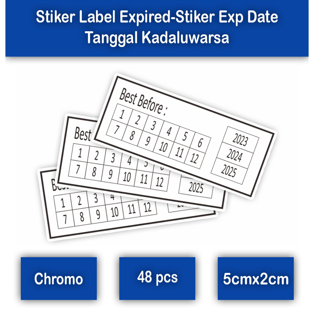 Jual Stiker Expired-Stiker Exp date-Stiker tanggal kadaluwarsa | Shopee Indonesia