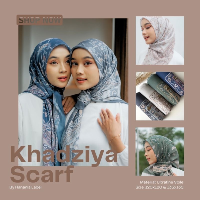 Jual HANANIA LABEL - KHADZIYA SCARF | VOAL MOTIF PRINTING ULTRAFINE ...