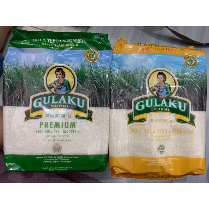 Jual GULAKU 1Kg TEBU KUNING HIJAU PREMIUM | Shopee Indonesia