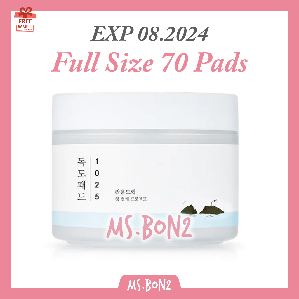 Jual ROUND LAB 1025 Dokdo Toner Pad 70 Pads Roundlab | Shopee Indonesia