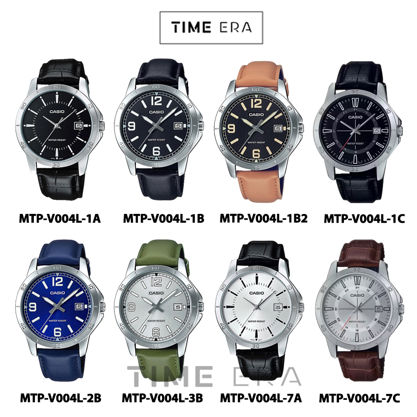 Jual Casio General MTP V004L / MTP-V004L-1A 1B 2B 7A Jam Tangan Analog ...