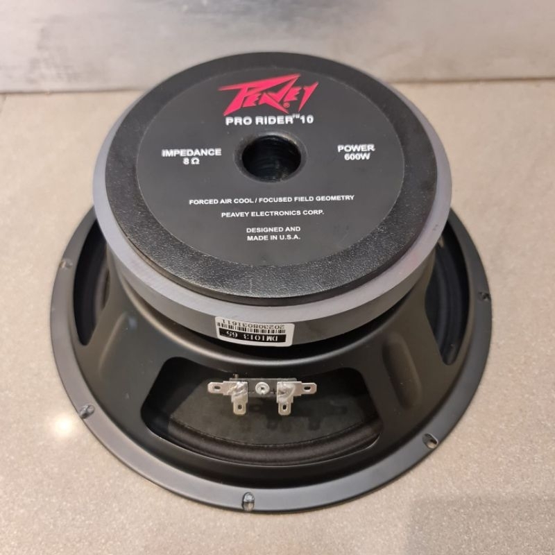 Jual Speaker Komponen 10 Inch PEAVEY PRO RIDER 10 600 Watt | Shopee ...