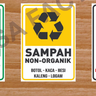 Jual Stiker Sampah Jenis Sampah Stiker Printing Stiker Macam Jenis ...