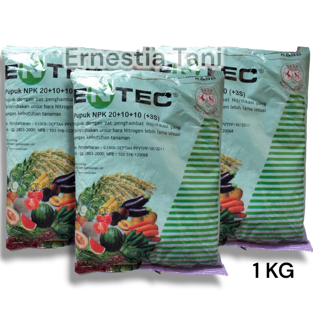 Jual Pupuk Entec NPK 20-10-10 1kg Pupuk Semua Jenis Tanaman | Shopee ...