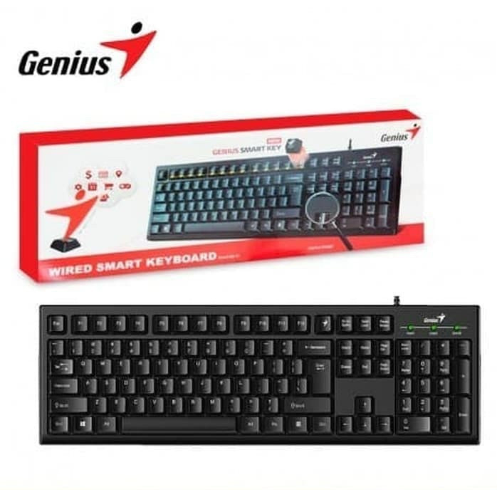 Jual GENIUS KEYBOARD KB-110X (USB) ORIGINAL 100% | Shopee Indonesia