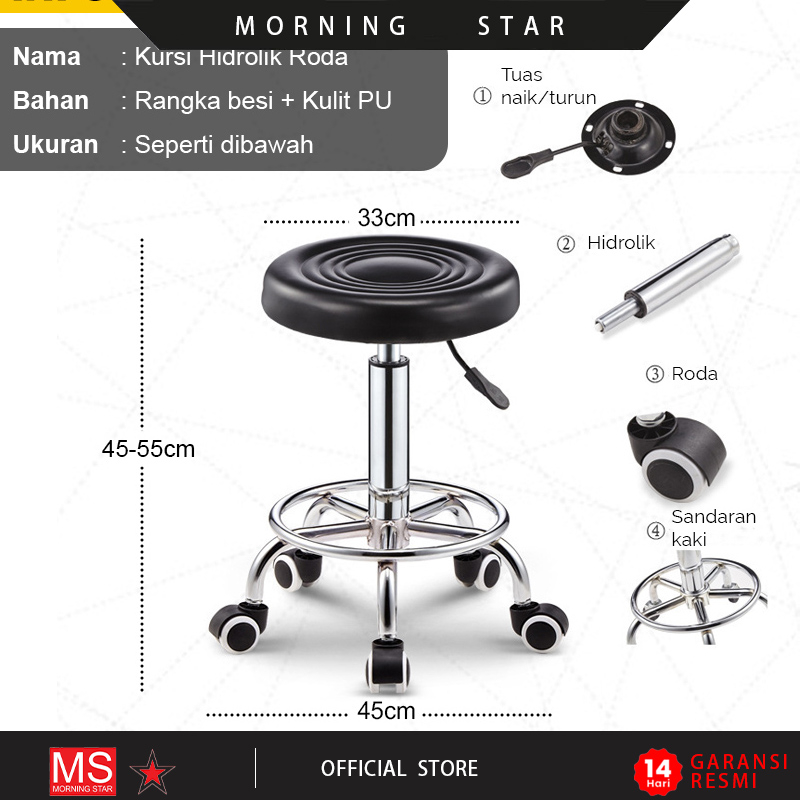 Jual Kursi Bar Minimalis / Barstool Chair / Kursi Makan / Kursi Salon ...