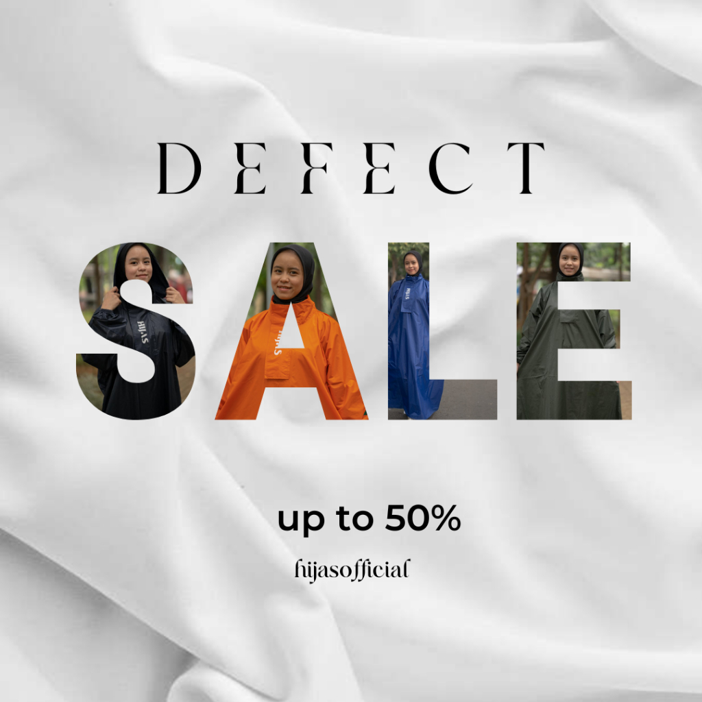 Jual Hijas - Defect Sale Grade B Jas Hujan Gamis | Shopee Indonesia