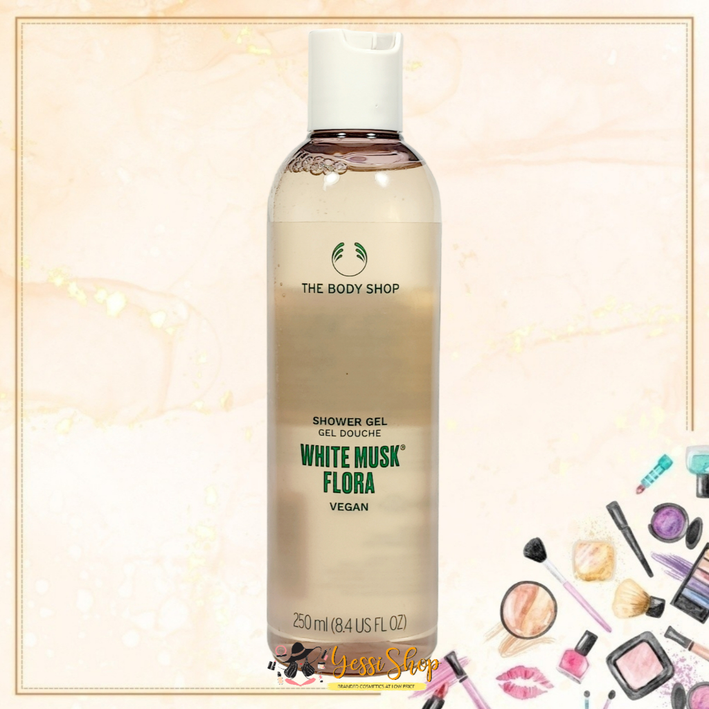 Jual The Body Shop White Musk Flora Shower Gel 250mL - NEW VERSION VEGAN | Shopee Indonesia