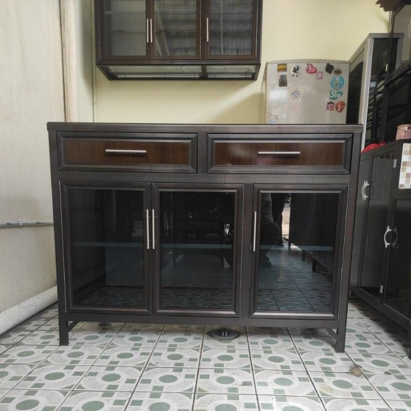 Jual kitchen set aluminium/lemari dapur bawah/kabinet dapur premium ...