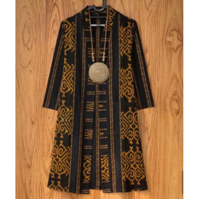 Jual Outer Tenun Etnik, Rompi Tenun, Vest Tenun, Baju Tenun Wanita ...