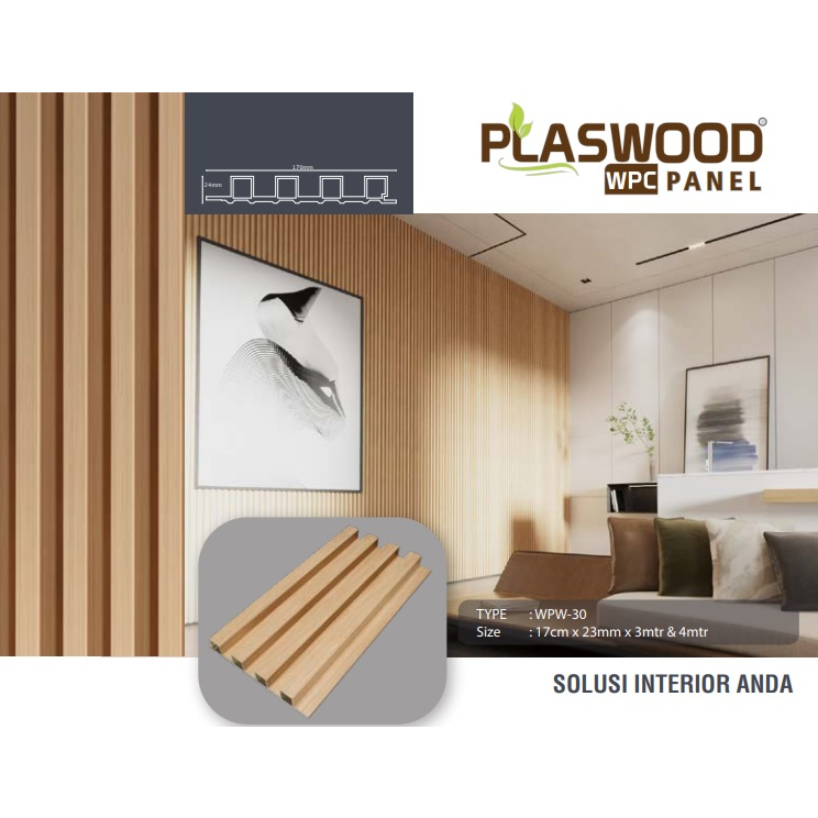 Jual WPC PANEL DINDING KAYU KISI KISI WPC WALL PANEL WOODGRAIN 3 METER WALLPANEL WPW 23 24 25 26 ...