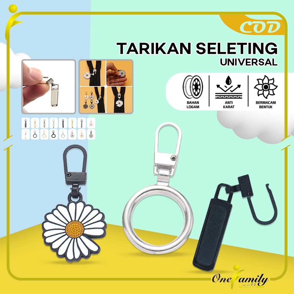 Jual ONE-P608 Aksesoris Alat Penarik Resleting Universal / Tarikan ...