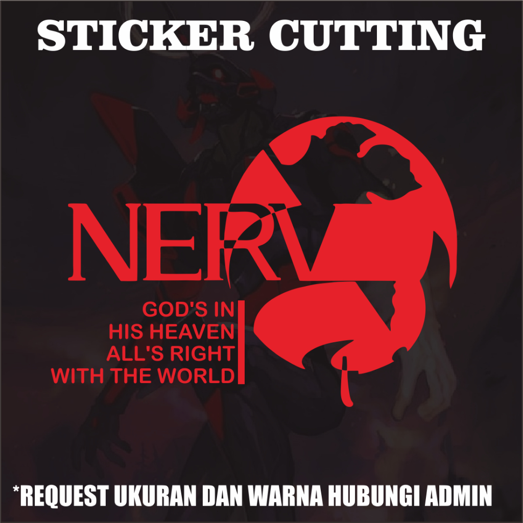 Jual Sticker Cutting Nerv / Stiker Cutting | Shopee Indonesia