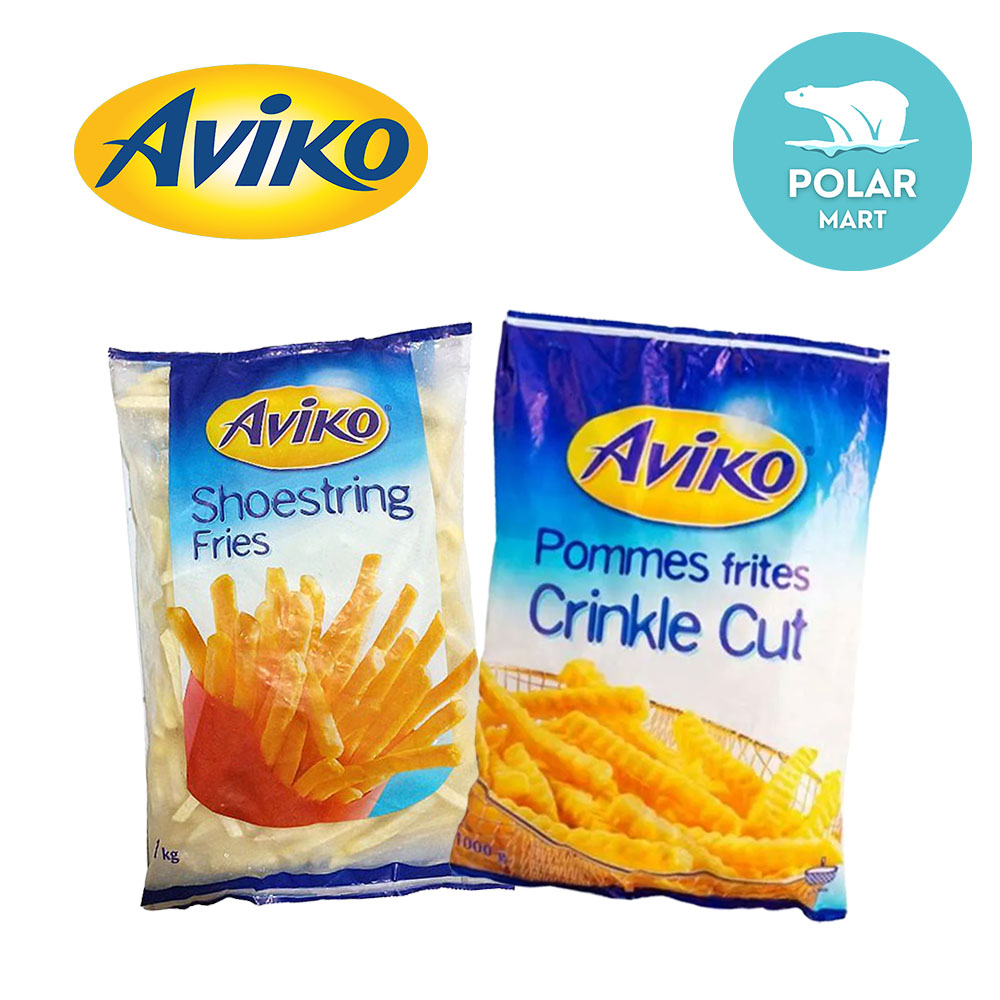 Jual Aviko French Fries Shoestring & Crinkle Cut 1 Kg (FROZEN FOOD ...