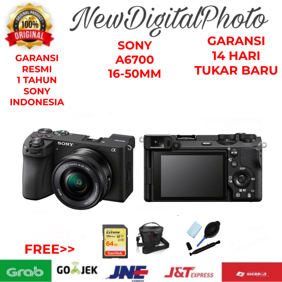 Jual Sony A6700 kit 16-50mm Mirrorless Camera Alpha A 6700 16-50 mm ...