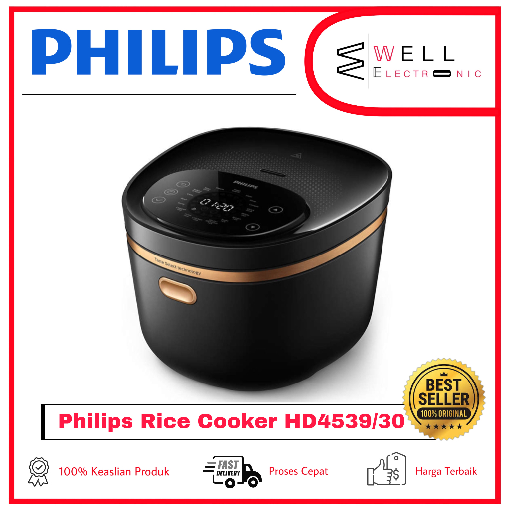 Jual PHILIPS PREMIUM MAGIC COM RICE COOKER INDUCTION HEATING HD4539/30 ...