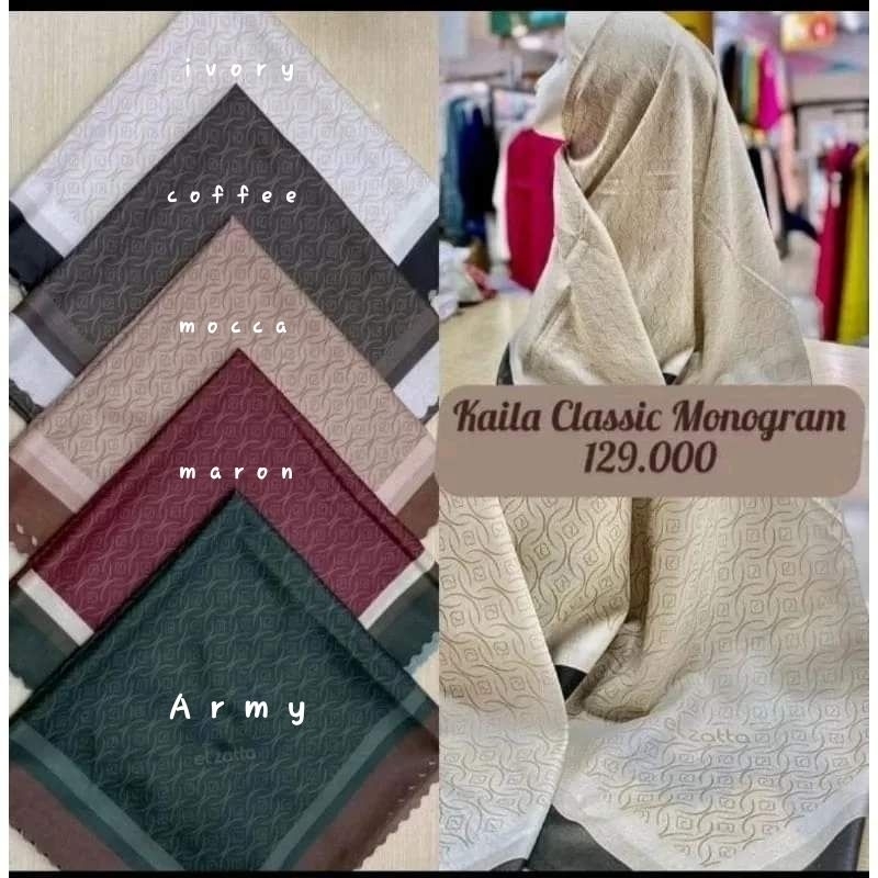 Jual Elzatta Kaila Classic Monogram 120cm | Shopee Indonesia